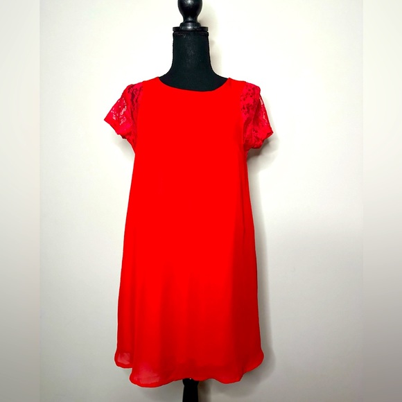 Dresses | Red Babydoll Dress | Poshmark